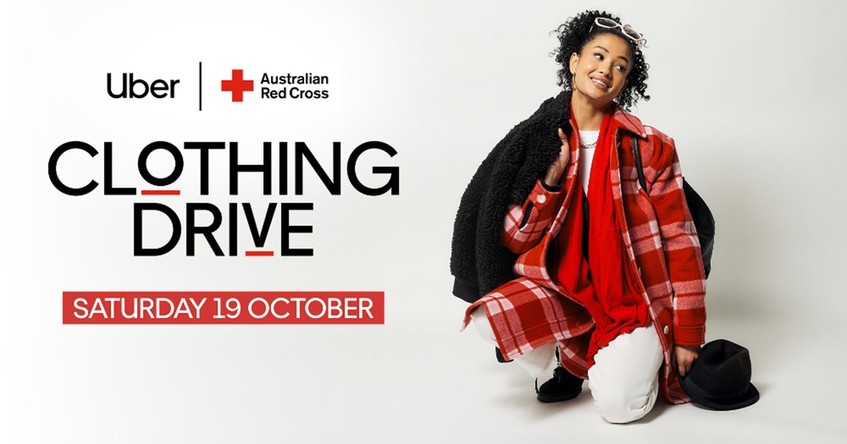 Uber X Red Cross Clothing Drive | Australian Red Cross